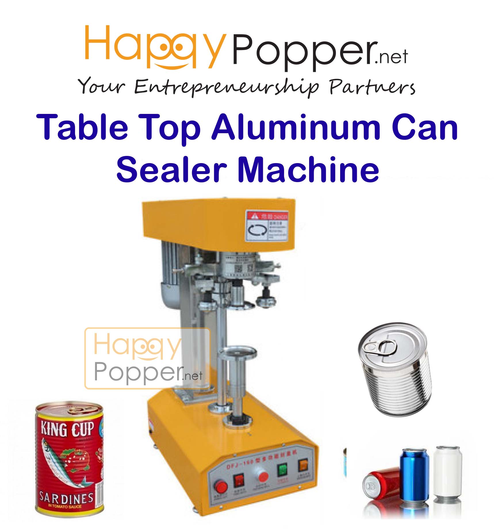 Aluminum Can Sealer Machine ( Table Top ) CS-M0007 台式铝罐封口机