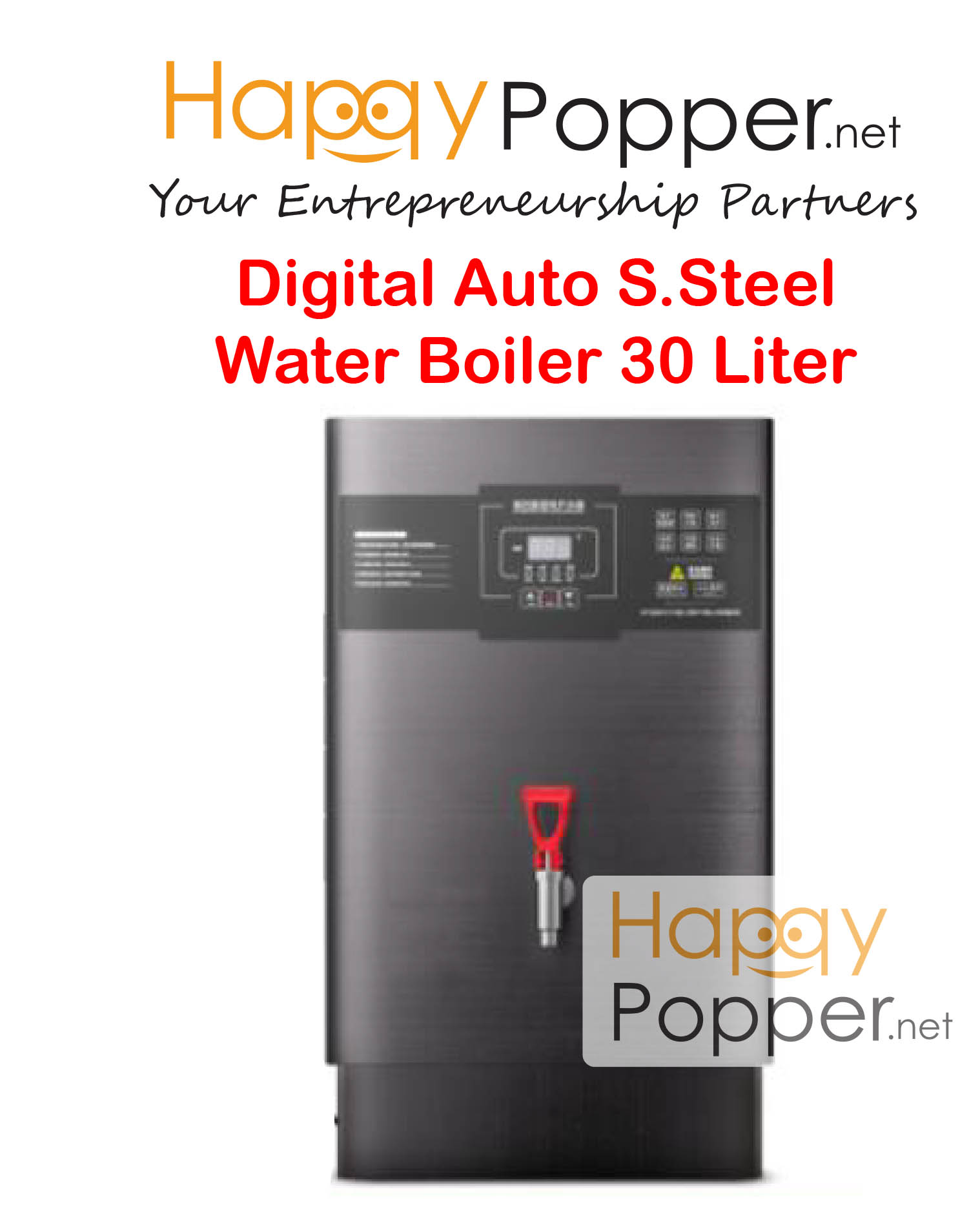 Water Boiler S/S 30 Liter ( Auto Refill - Digital Control ) WB-M0003 30 ...