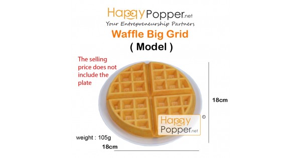 Simulation Big Grid Belgian Waffle Model MD-T0029 仿真大格子比利时华夫饼模型