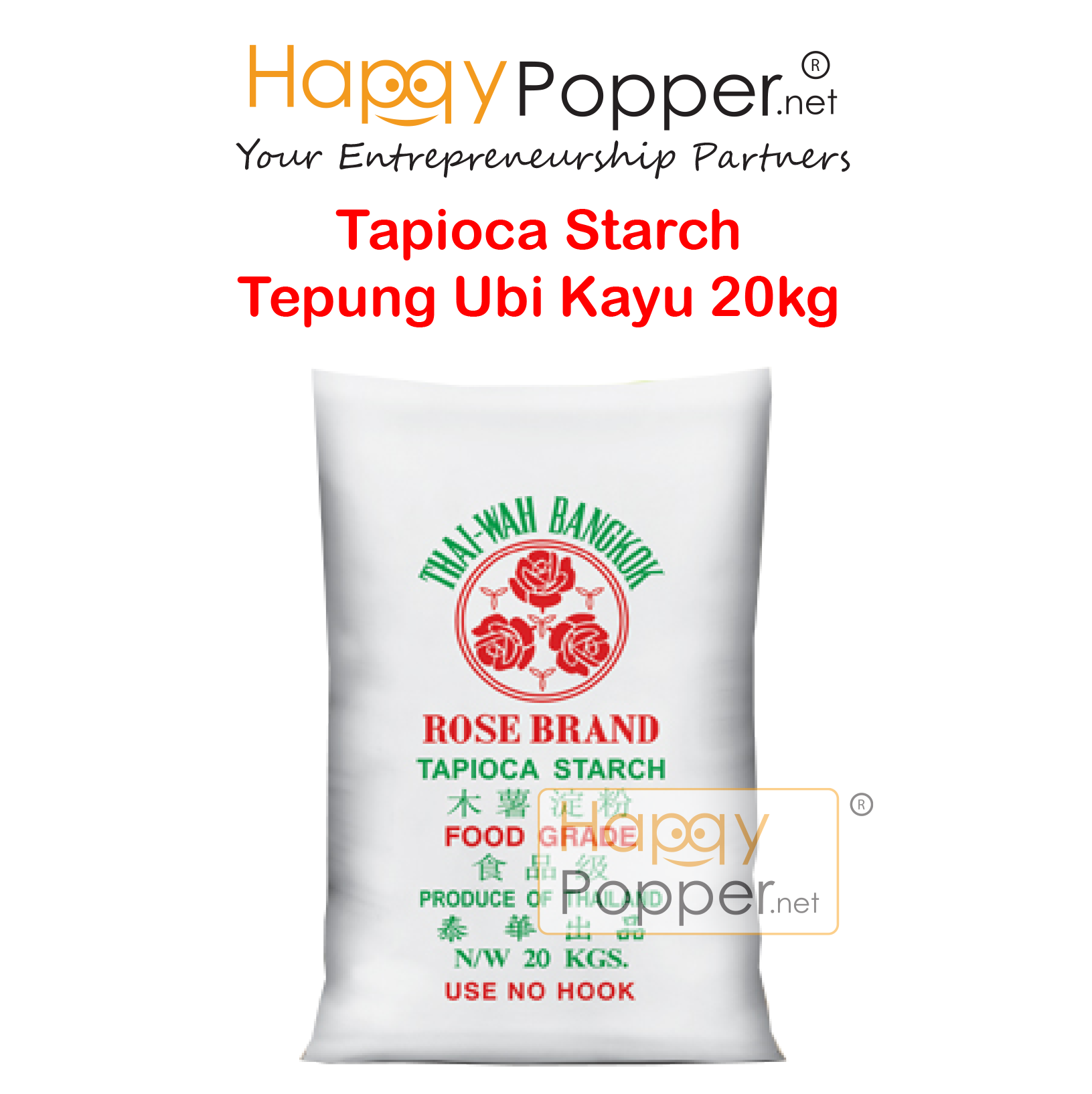 Tapioca Starch Tepung Ubi Kayu 20kg FC-P0010 木薯粉