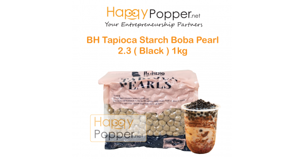 Boba Tapioca Starch Balls Black Pearl 1kg 2.3 ( Thailand ) ( 18/Ctn ...