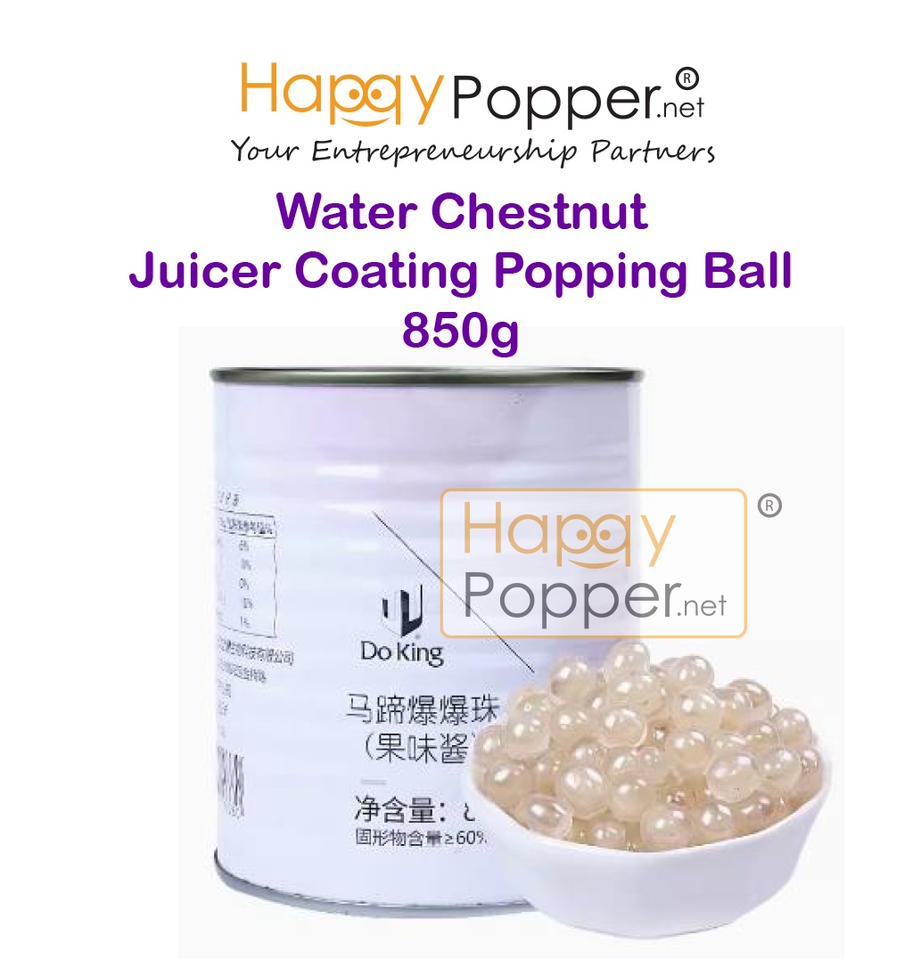 Popping Boba Pearl Coating Juice Ball Water Chestnut 850g BT-J0027 (12 ...