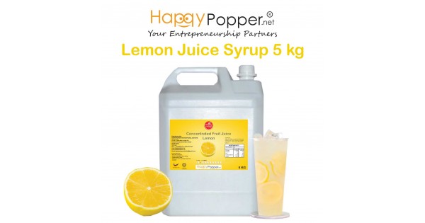 Concentrated Fruit Juice Syrup Lemon 5kg ( 5 Btl/Ctn ) BT-SY042 柠檬浓缩果汁5公斤装