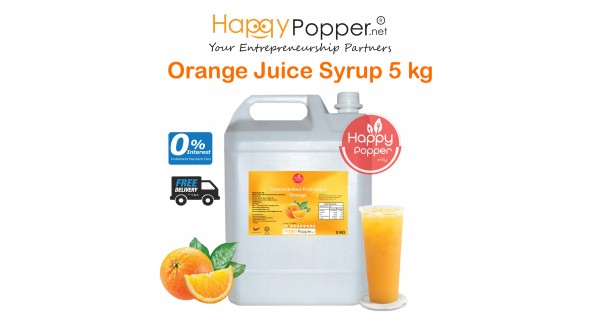Concentrated Fruit Juice Syrup Orange 5kg ( 5 Btl/Ctn ) BT-SY040 ...