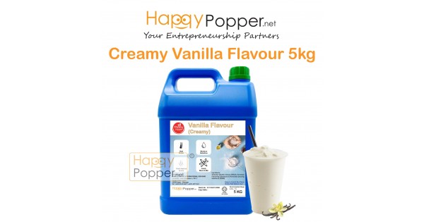 Flavour Creamy Vanilla ( Food Grade ) 5 kg 食品级奶油香草味5公斤