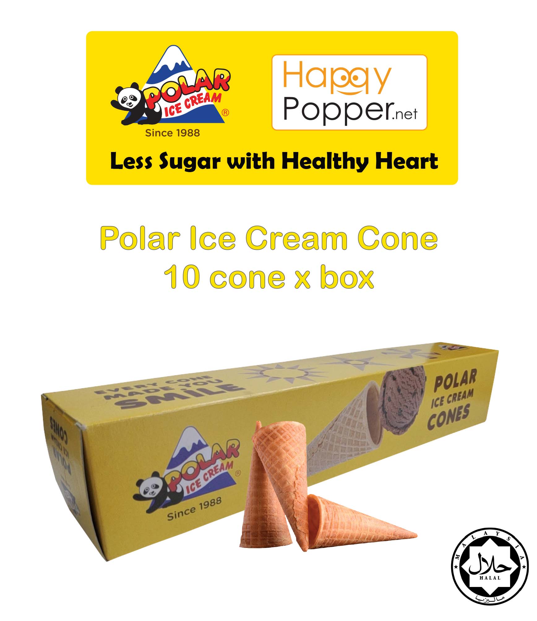 Polar Ice Cream Cone ( 10pcs )