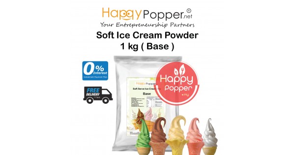 Soft Ice Cream Powder 1 kg ( Base ) ( 20/Ctn ) IC-P0009 基础原味软质冰淇淋粉1公斤