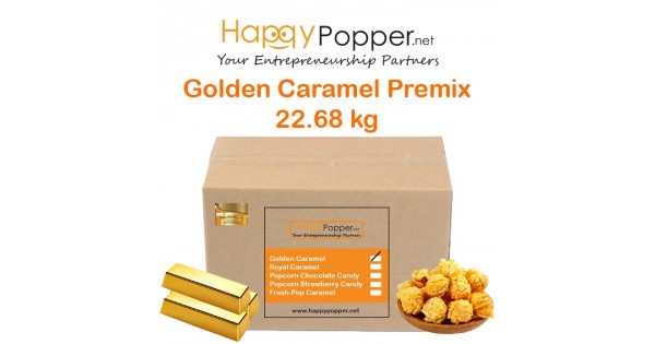 Popcorn Fully Golden Caramel Mix 22.68kg PC-I0028 专用爆米花焦糖裹粉22.68公斤