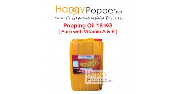 Popping Oil 18 kg ( Pure with Vitamin A & E ) PC-I0031 爆米花专用油（纯含维生素 A ...