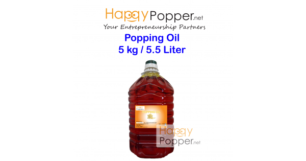 Popping Oil 5 kg / 5.5 Liter PC-I0011 爆米花专用油5公斤