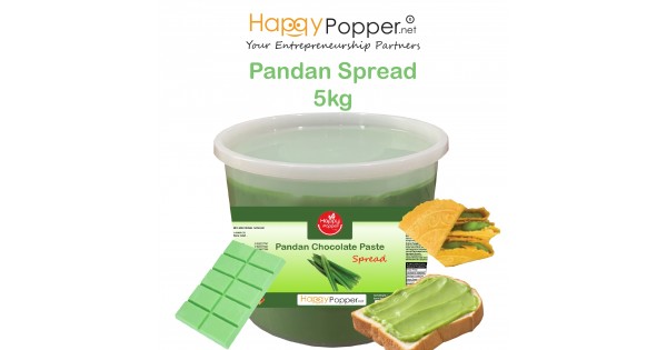 Pandan Chocolate Spread 5kg (4 DRUM/CTN) WF-I0075 斑斓巧克力抹酱5公斤