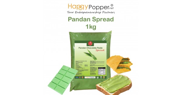 Pandan Chocolate Spread 1kg (10 PKT/CTN) WF-I0067 斑斓巧克力抹酱1公斤
