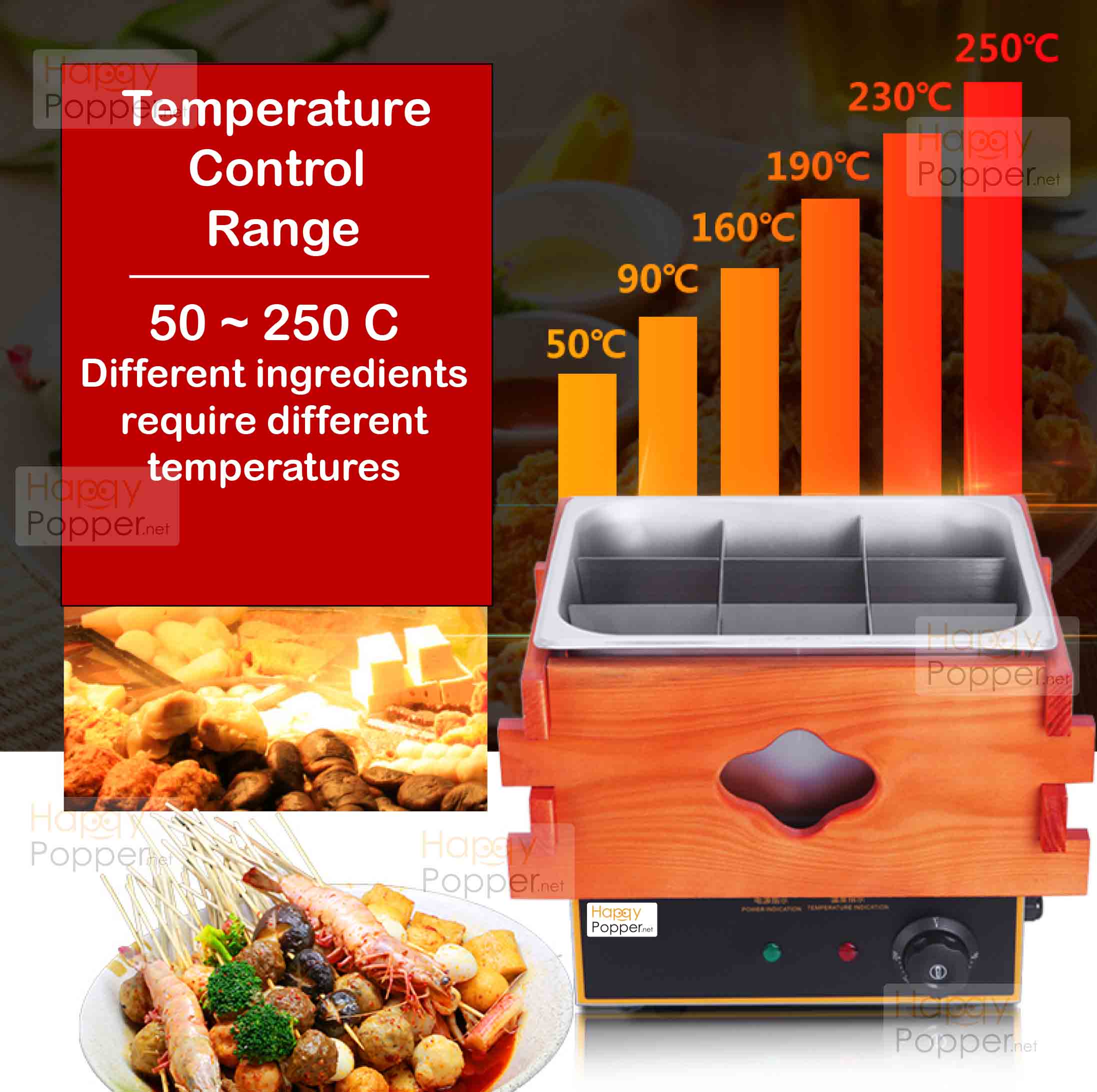 Kanto Oden Cooking Machine Single SB-M0004 木箱关东煮单头
