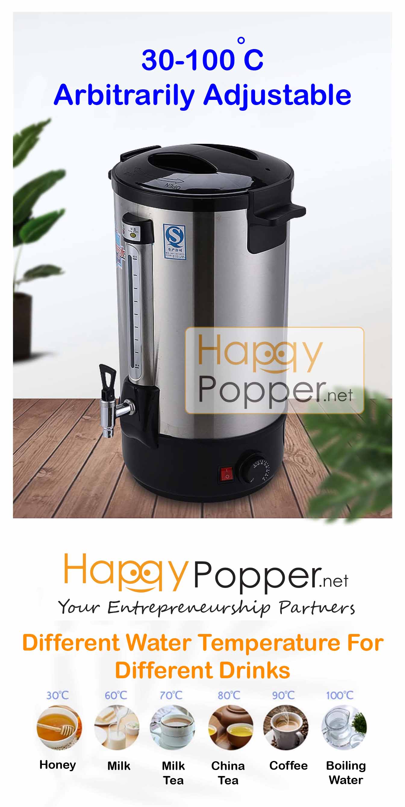 Water Boiler 20 Liter WB-M0004 圆桶开水器