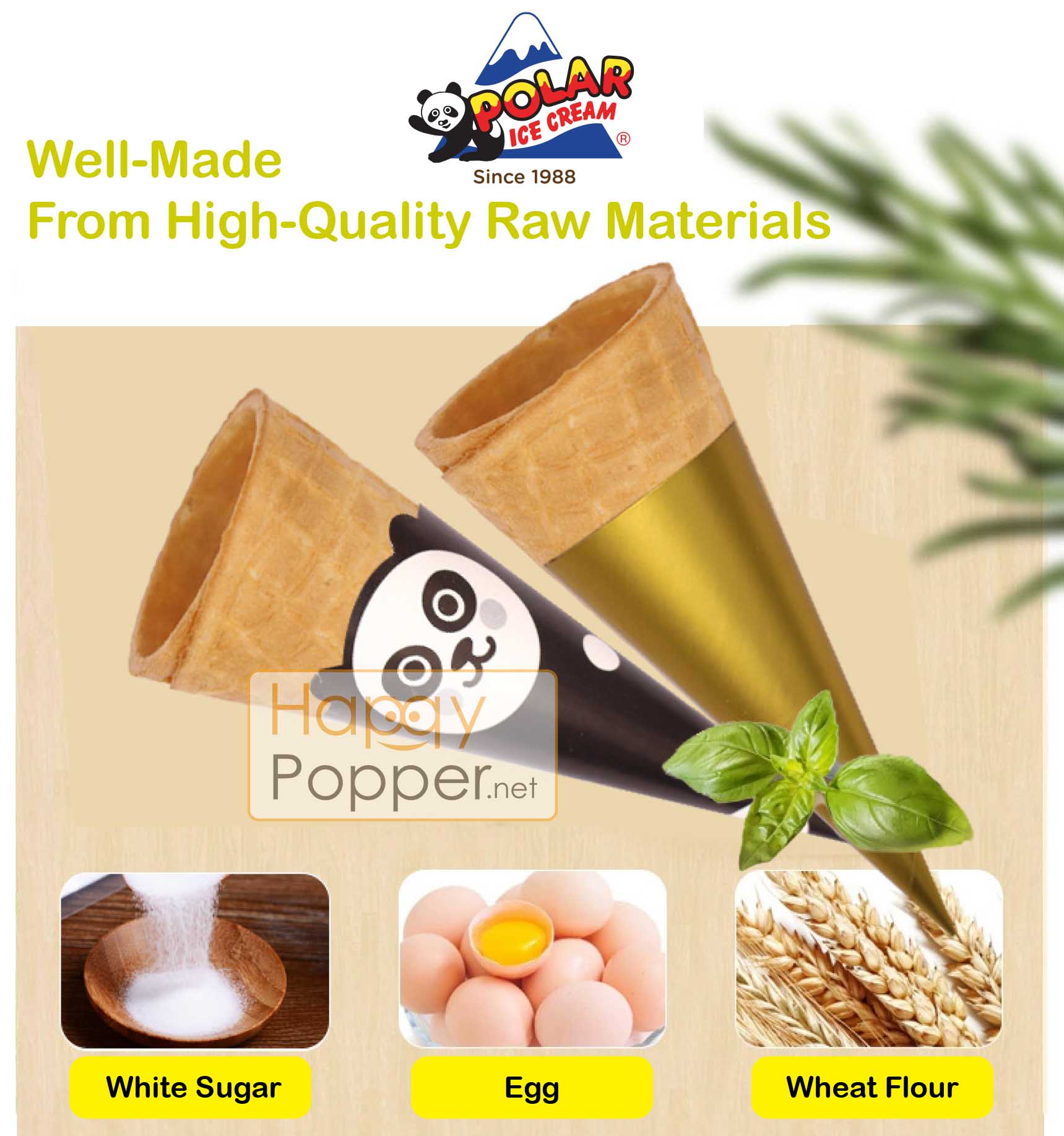 Polar Ice Cream Cone ( 10pcs )