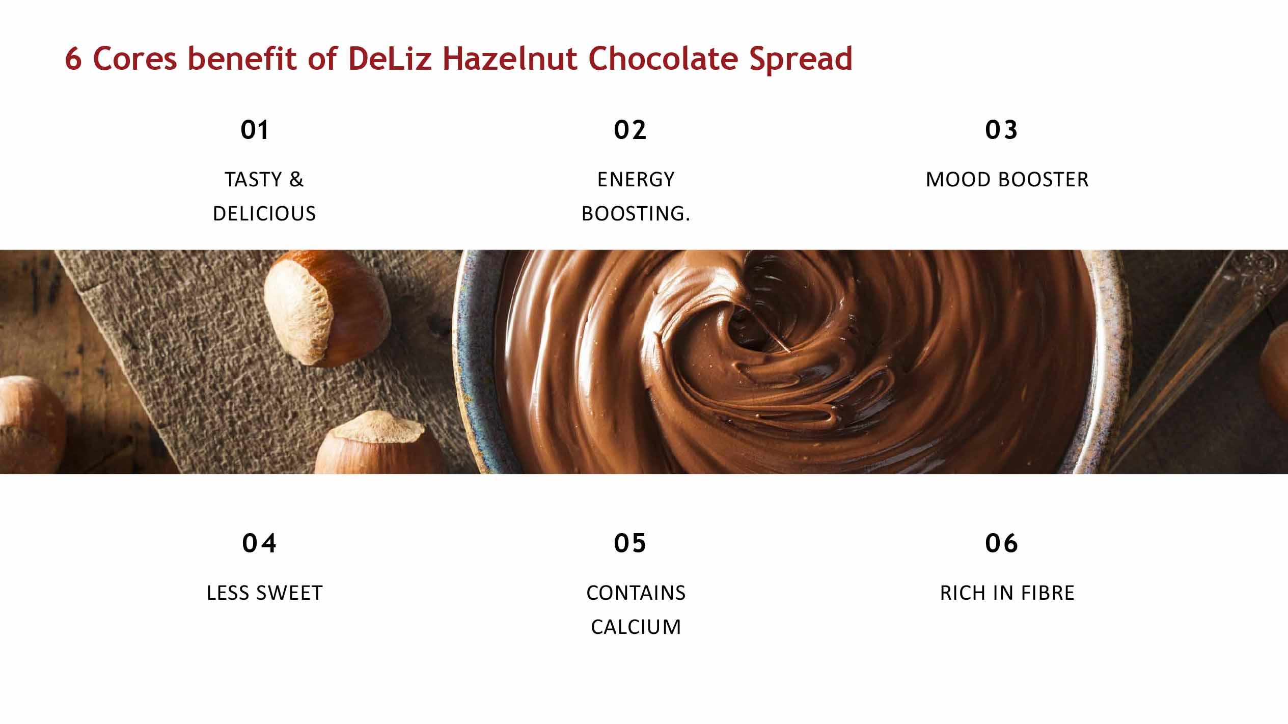 Hazelnut Chocolate Spread ( Deliz Italian ) 3kg ( 4/Ctn ) WF-I0038 ...